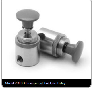 Model 20ESD Emergency Shutdown Relay – Otter Supply
