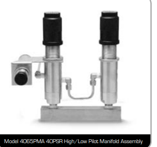 Model 4065PMA 40PSR High/Low Pilot Manifold Assembly Model 4065PMAP 40 ...