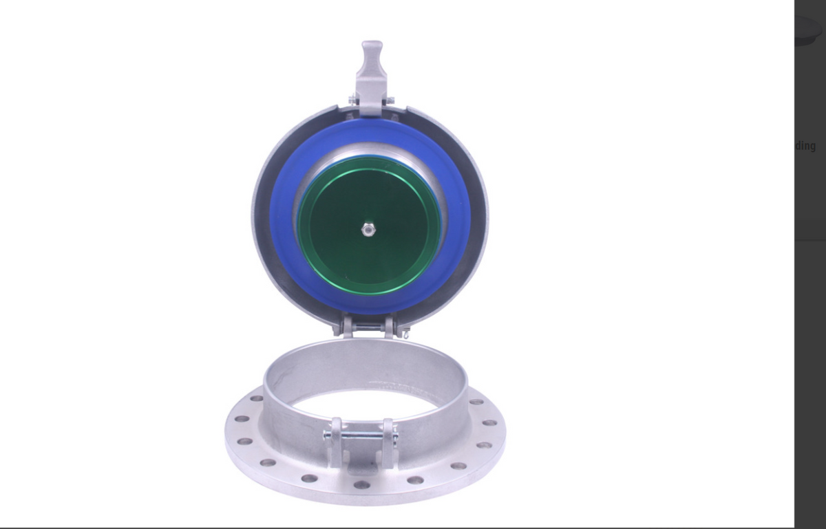 Water Thief Hatch with grounding cable, ES665, Viton, Enardo – Otter Supply